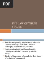 Auguste Comte & Sociology: Law of Three Stages | PDF | Positivism ...