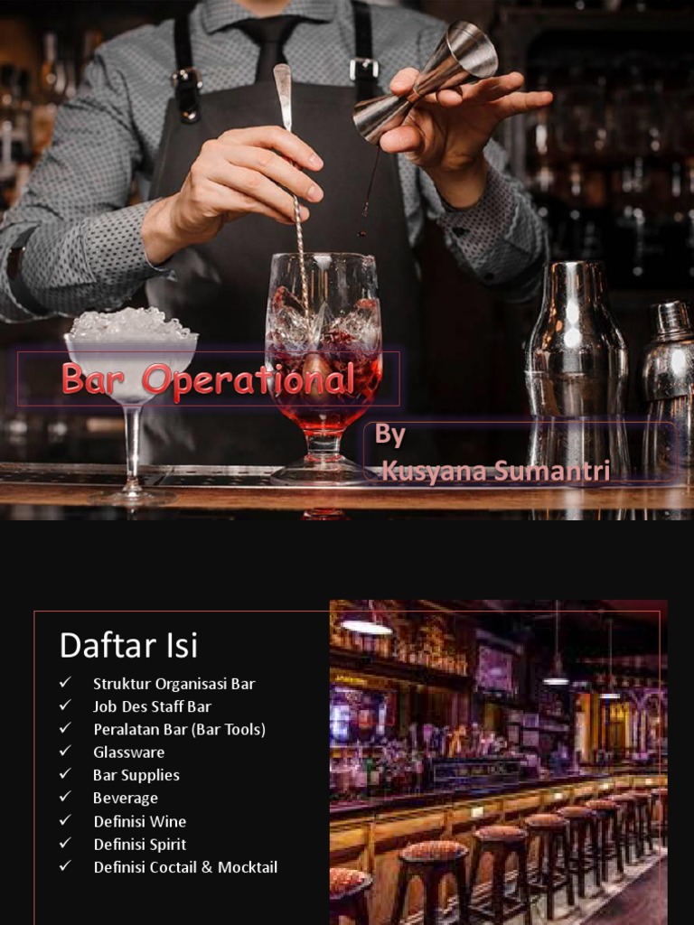 Bar Operational | PDF | Griya & Taman | Pengembangan Diri