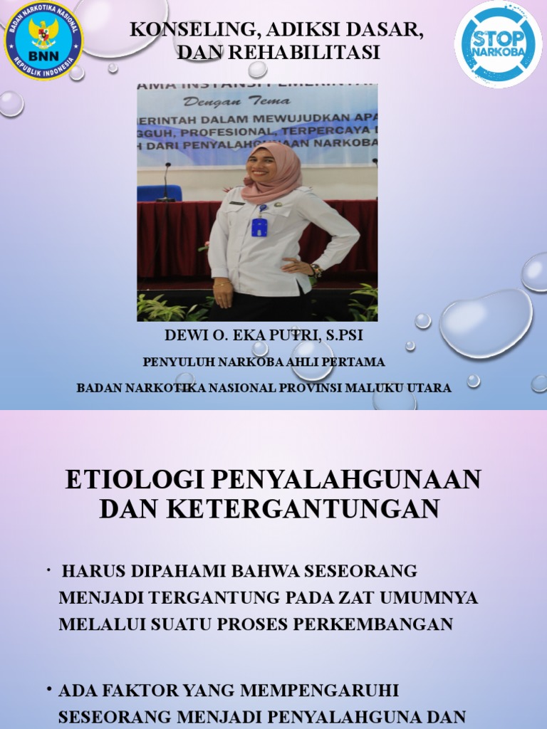 Adiksi, Konseling Dan Rehabilitasi | PDF | Sains & Matematika