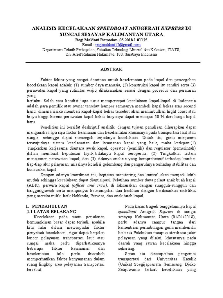 Regi Maldani Ramadan - 05.2018.1.01175 - Tugas | PDF