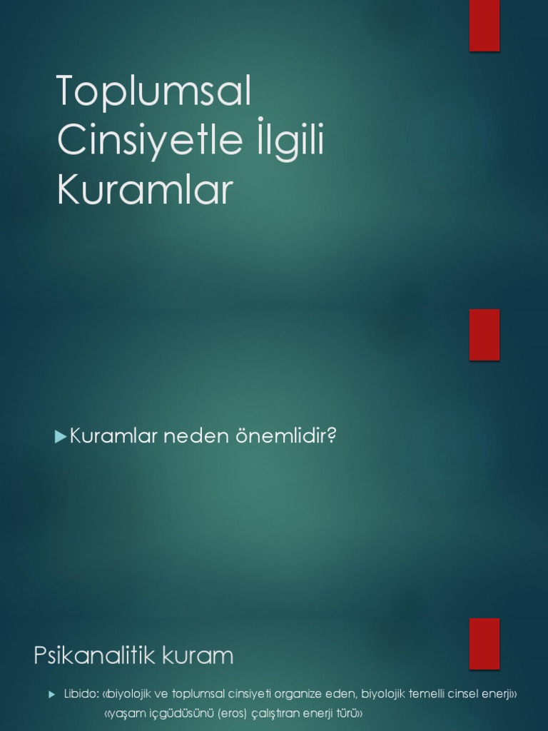 1 Toplumsal Cinsiyet Kuramlar 1 - 2 - 3 - 2020 | PDF