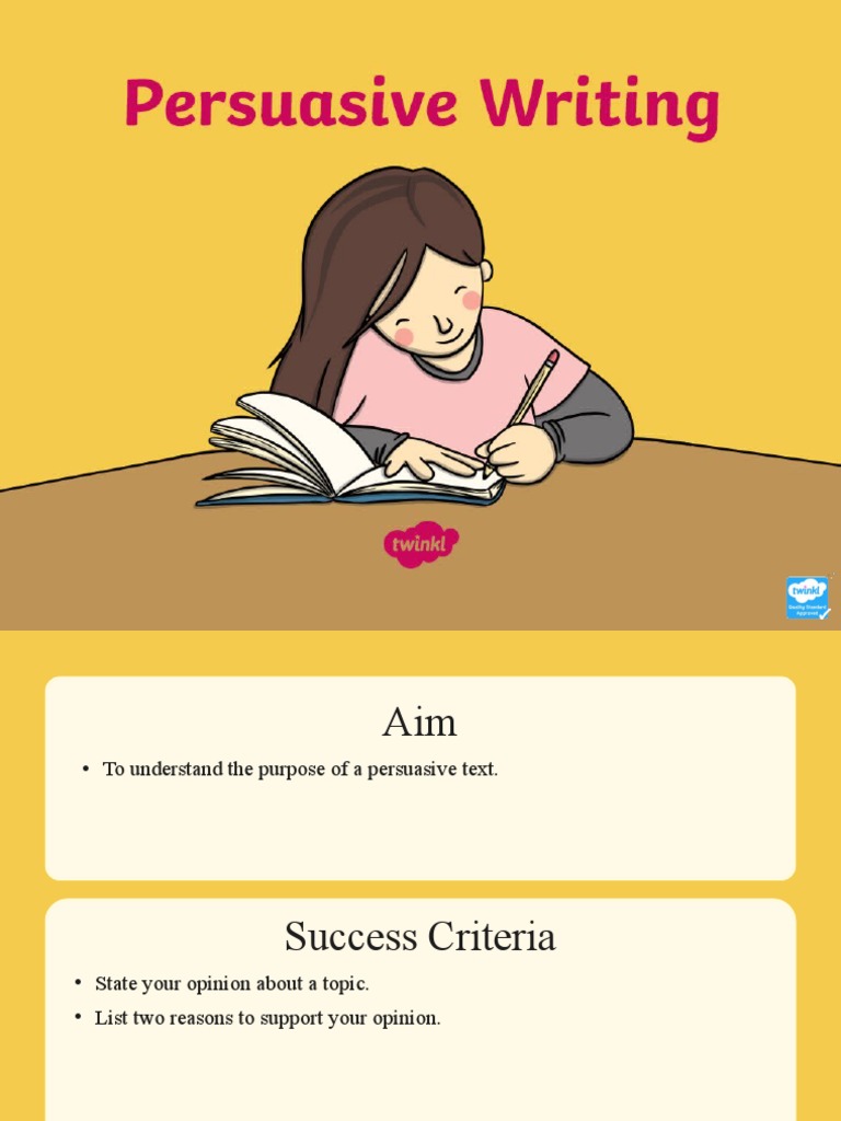 Persuasive Text Writing Guide | PDF | Argument | Reason