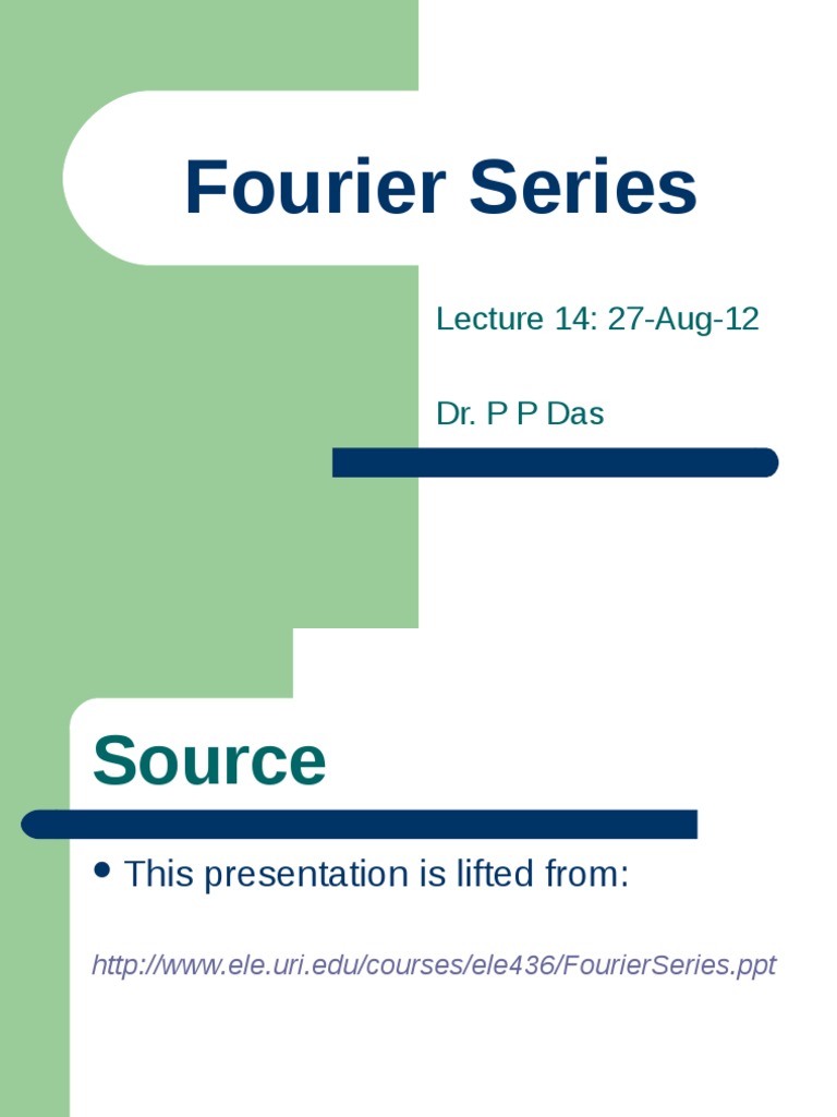 Fourier Series Decomposition of a Square Wave | PDF | Discrete Fourier ...