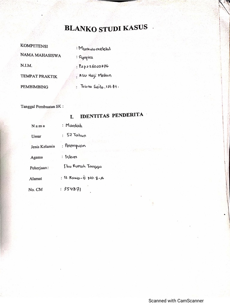 Status Klinis 1 | PDF