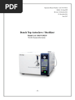 Scan Manual ALP CL 32 S | PDF | Sterilization (Microbiology) | Steam