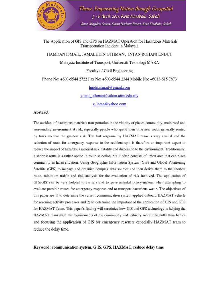 HAZMAT Operation For Hazardous Materials | PDF | Dangerous Goods ...