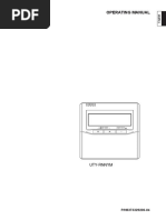 User Manual Daikin BRC1D52 (English - 20 Pages) | PDF | Clock