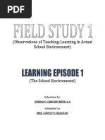 FS 1 Episode 1 | PDF | Classroom | Schools