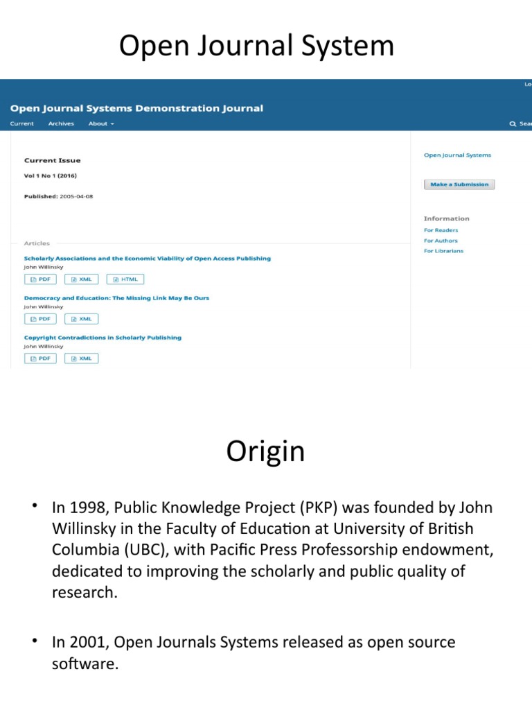 Open Journal System | PDF | Copy Editing | Academic Journal