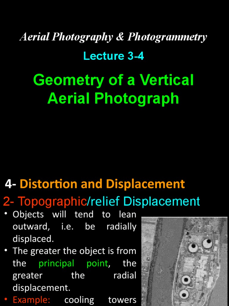 Lecture 3-4 - Geometry of A Vertical Aerial Photograph | PDF | Aerial ...