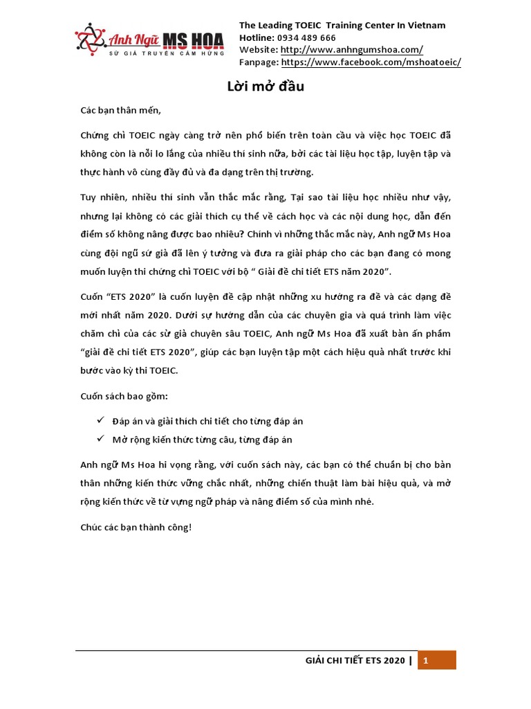 CH A Ets 2020 Full 10 Test | PDF