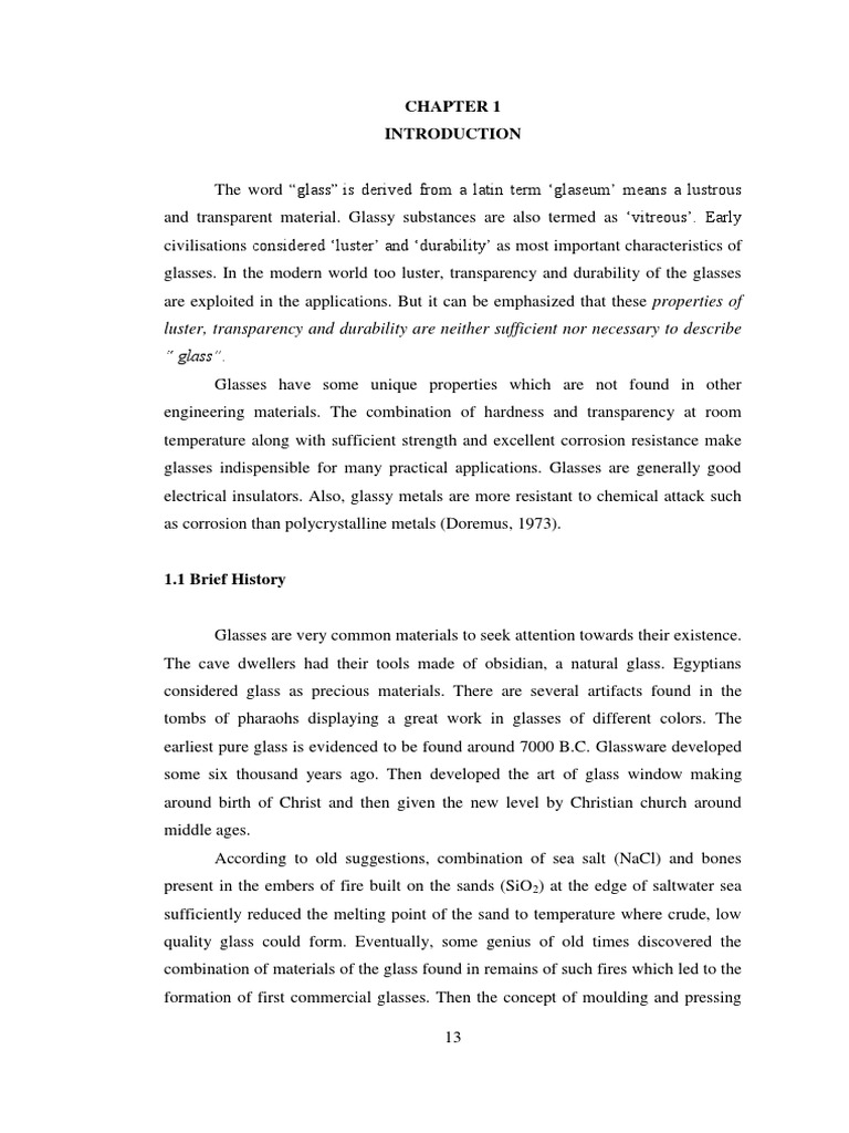 08 - Chapter 1 | PDF | Glasses | Nucleation