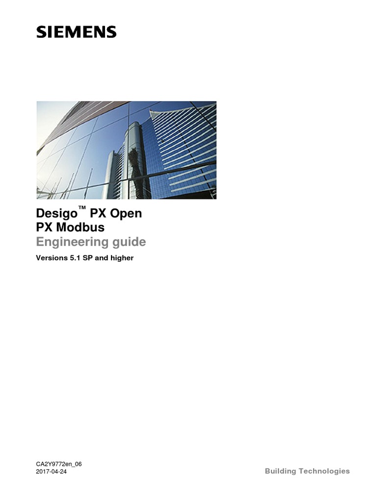 Desigo PX Open PX Modbus: Engineering Guide | PDF | Computing ...