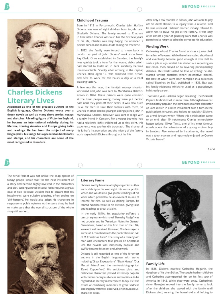 Charles Dickens: Life and Legacy | PDF | Charles Dickens