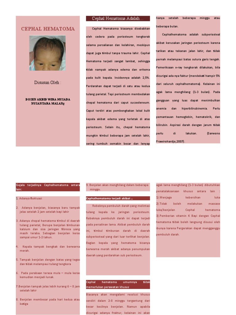 Liflet Cephal Hematoma | PDF