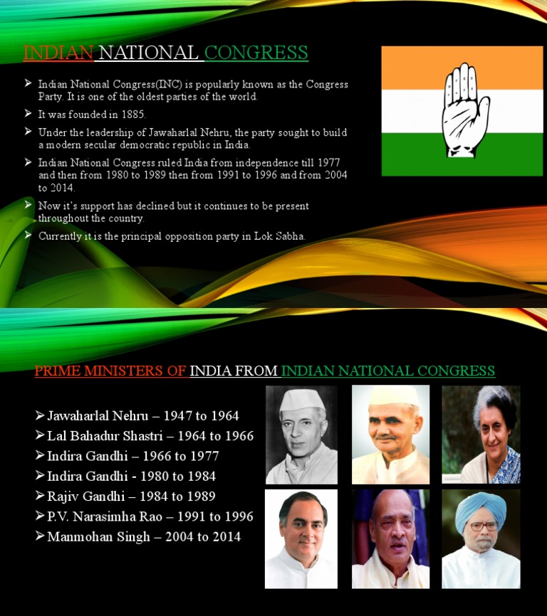 Indian National Congress Overview | PDF | Travel