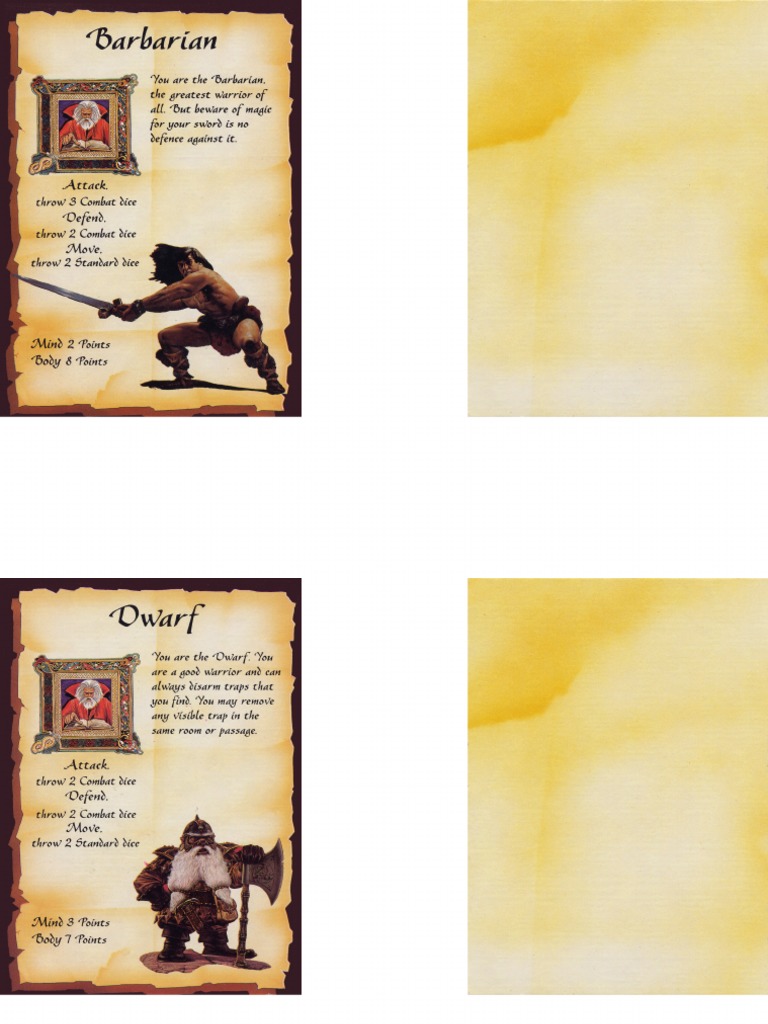 HeroQuest Copyright Information Guide | PDF