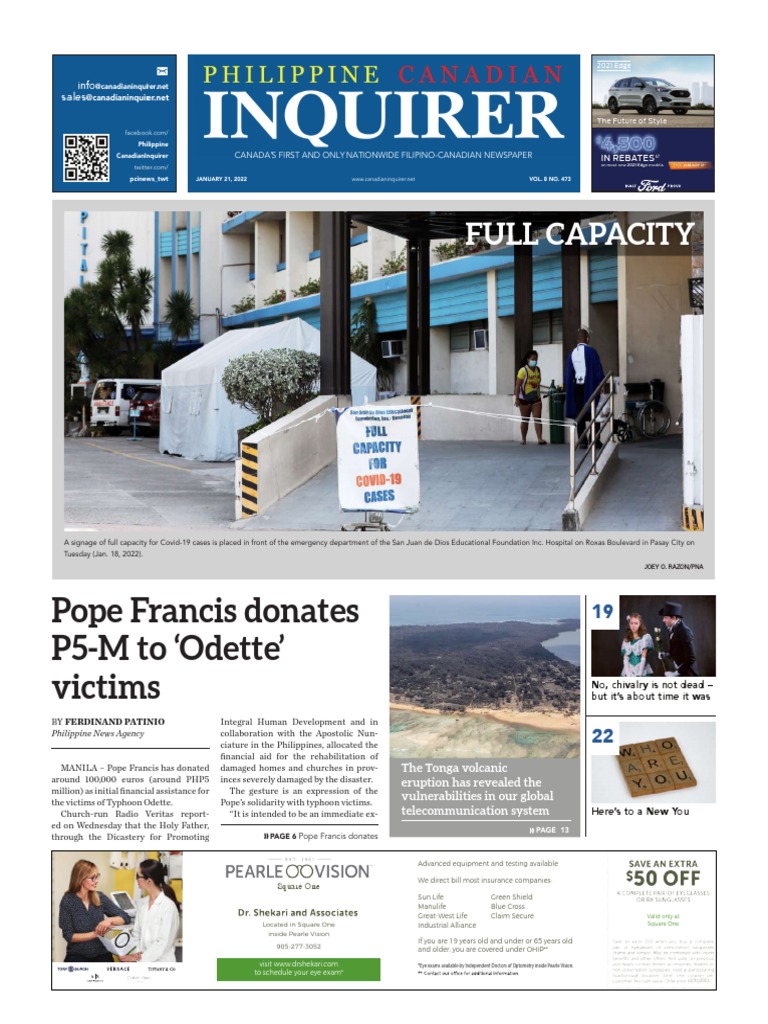 Philippine Canadian Inquirer #473 | PDF | Real Estate Broker | Philippines