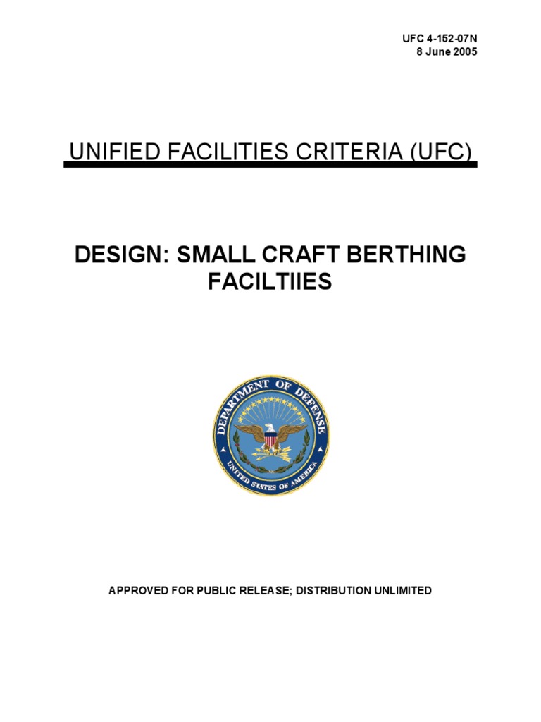 Unified Facilities Criteria (Ufc) : Design: Small Craft Berthing ...