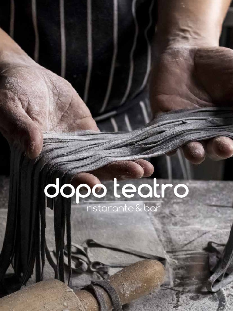Dopo Teatro Menu | PDF | Salad | Pesto