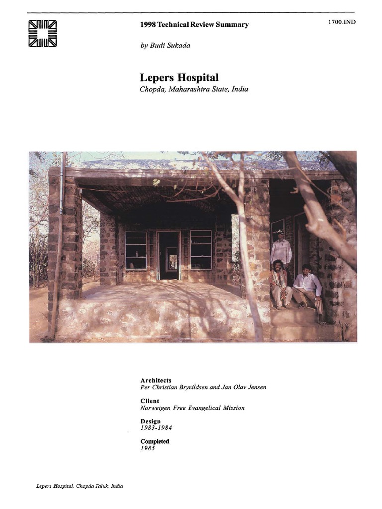 Lepers Hospital in Chopda Taluk, India | PDF | Wellness