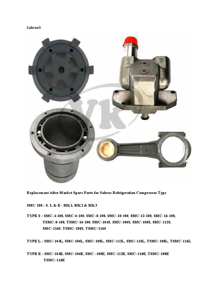 Sabroe 3 | PDF | Piston | Valve