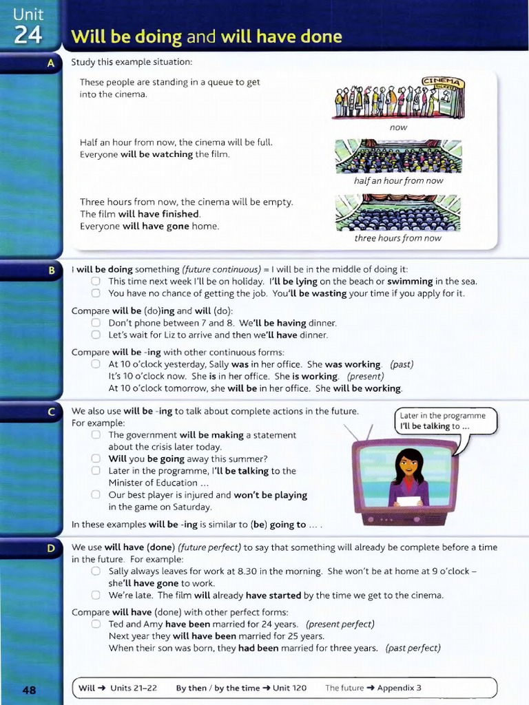 Will Be Doing Will Have Done: Later in The Programme | PDF