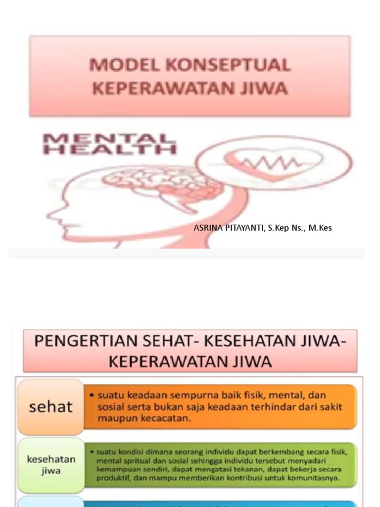 Model Konseptual Keperawatan Jiwa | PDF