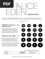Cartier Ring Size Chart US | PDF