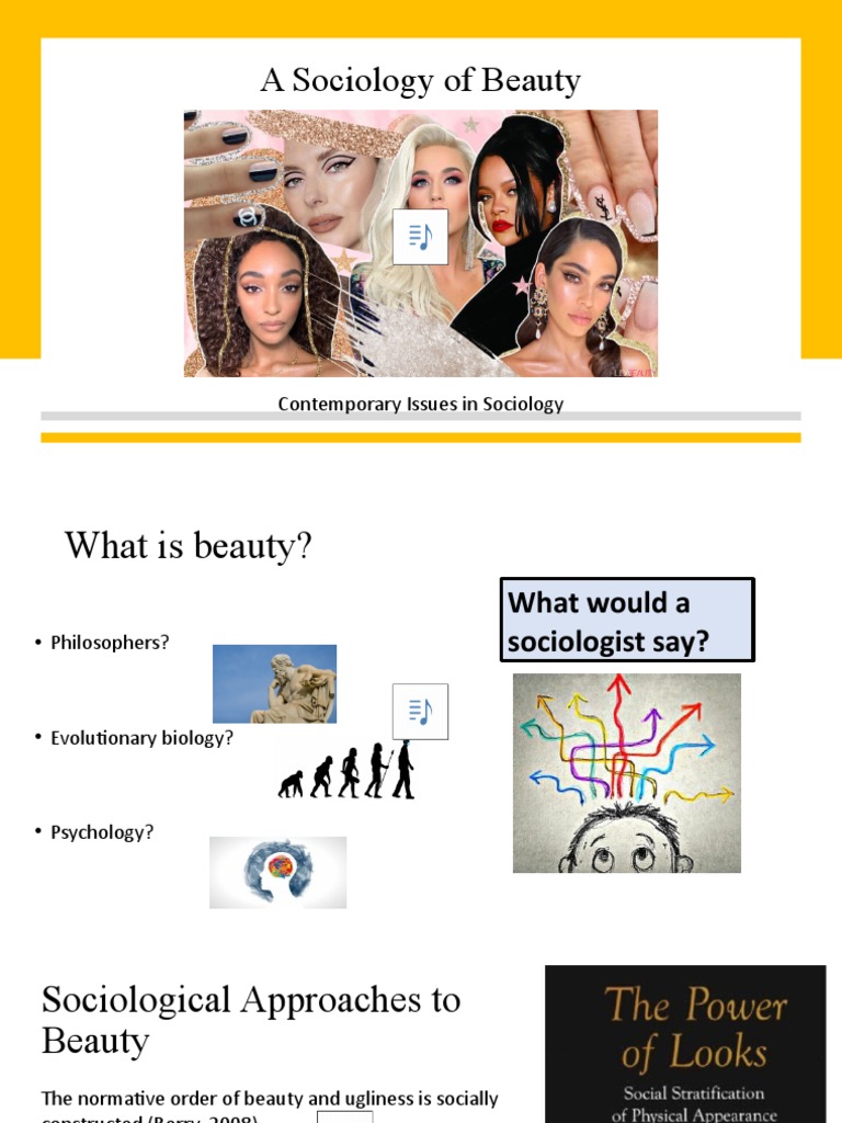 Sociology of Beauty - Narrated | PDF | Feminism | Gender Studies