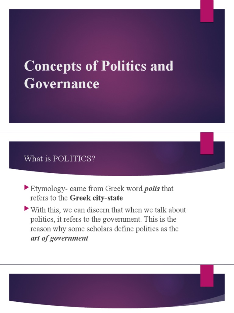 Concepts of Politics and Governance | PDF | Political Philosophy | Theory