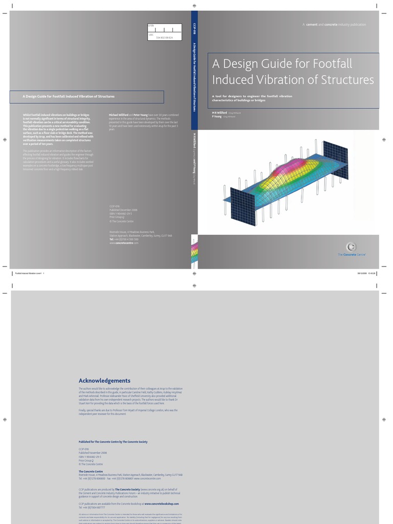 A Design Guide For Footfall Induced Vibration of Structures | PDF ...