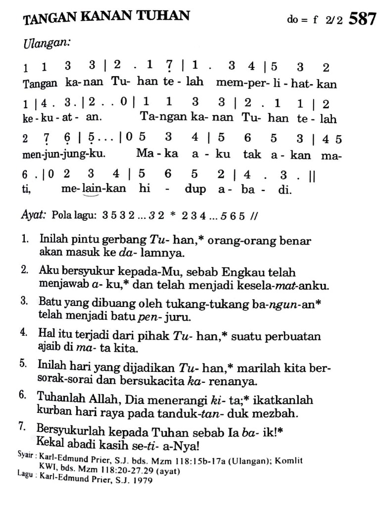Tangan Kanan Tuhan (PS 587) | PDF