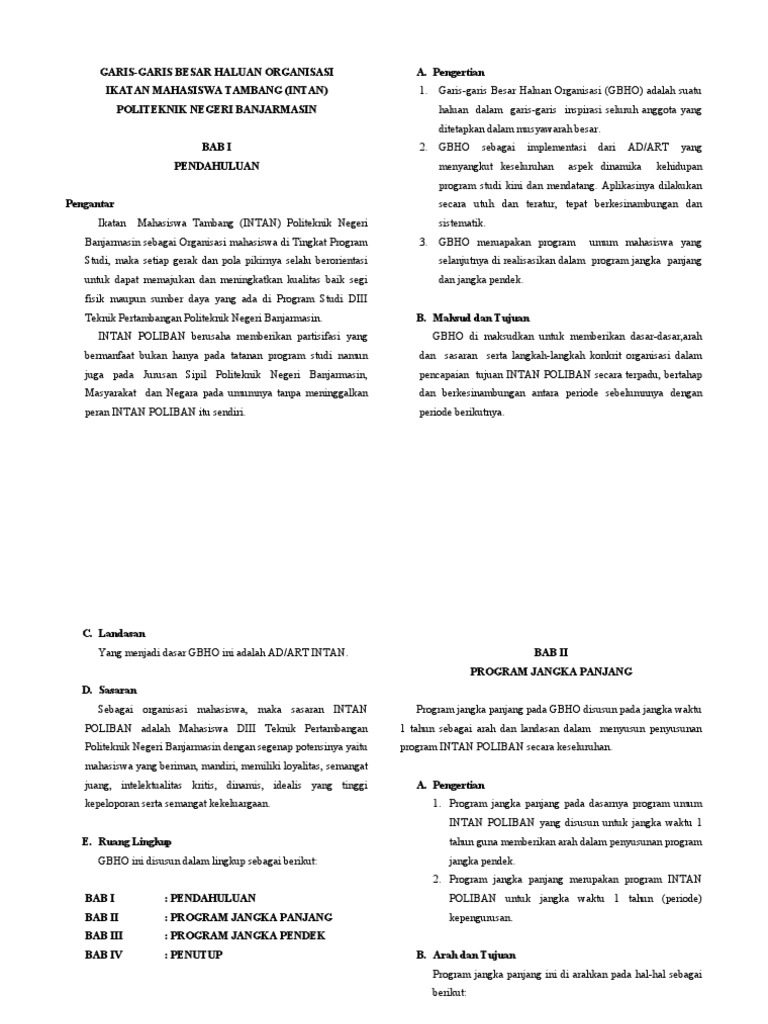 Gbho Mubes Viii Intan Poliban 2021 | PDF | Karier & Perkembangan | Bisnis