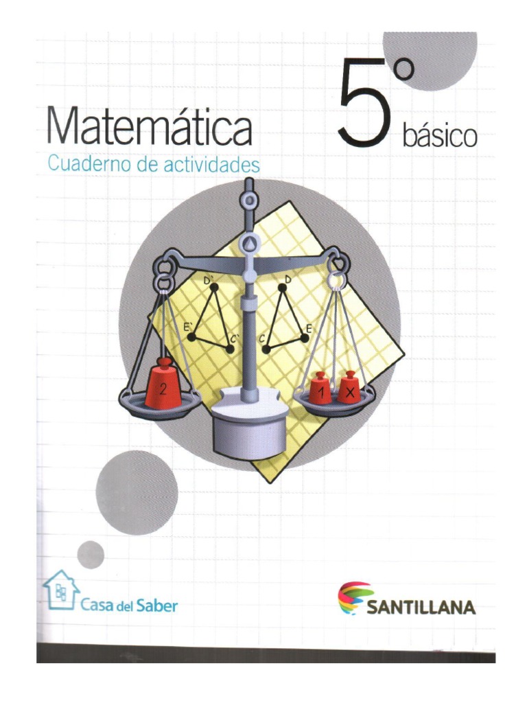 Matematica 5 Basico Santillana - Cuaderno de Actividades | PDF