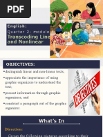 Lesson 7 Linear and Non Linear Text | PDF | Pie Chart | Infographics