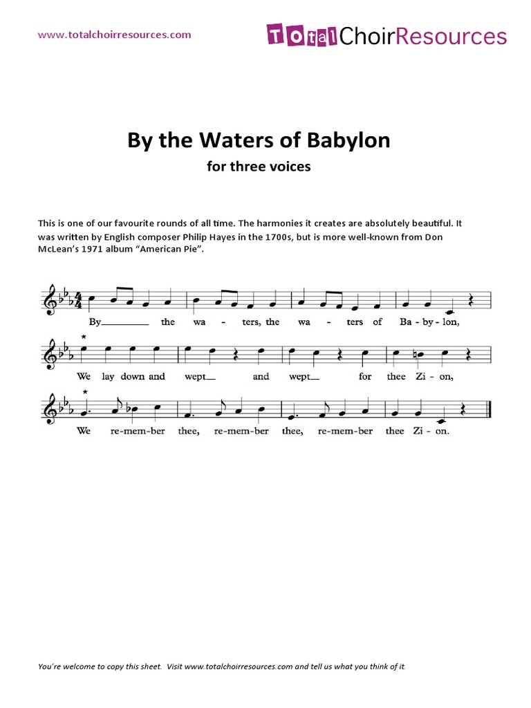 By The Waters of Babylon | PDF