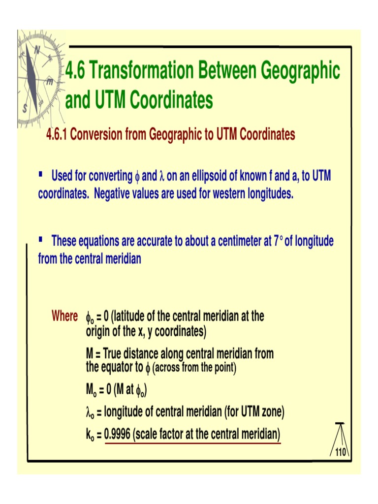 Coordinate Conversion | PDF | Latitude | Applied And Interdisciplinary ...