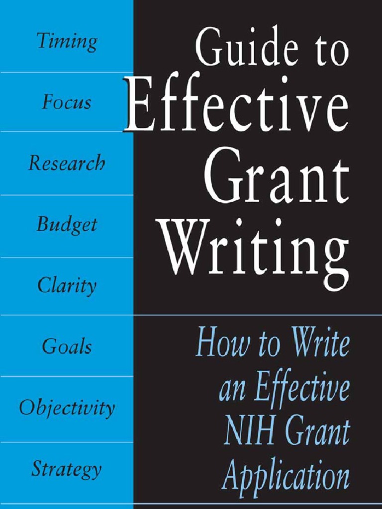 Guide To Effective Grant Writing | PDF | National Institutes Of Health ...
