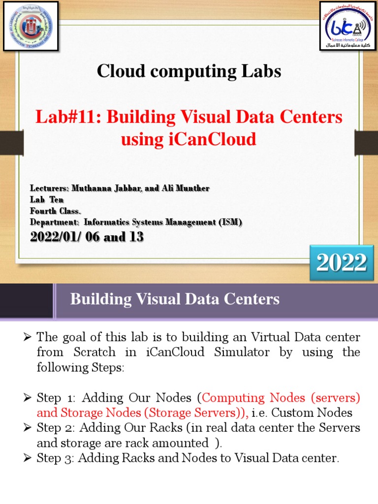 Building a Virtual Data Center from Scratch in iCanCloud Simulator ...