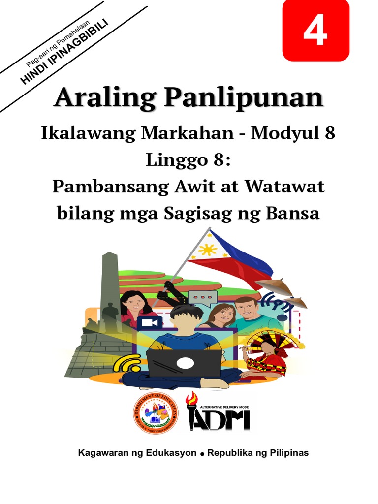 AP4 - q2 - Mod8 - Pambansang Awit at Watawat Bilang Mga Sagisag NG ...