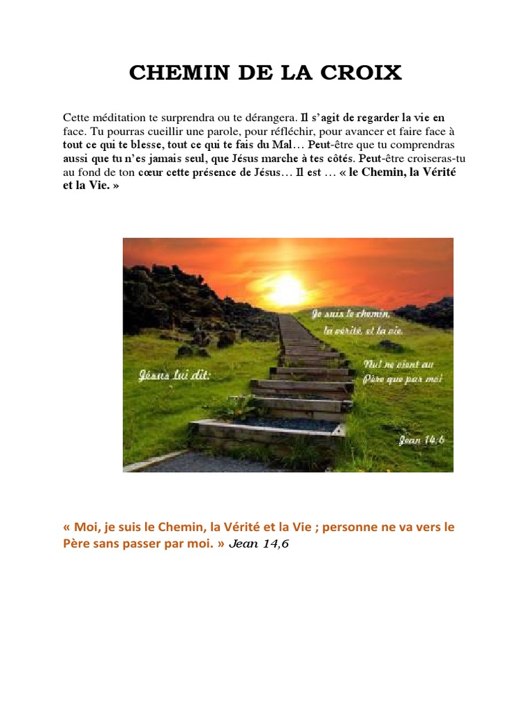 Chemin de La Croix | PDF | Jésus