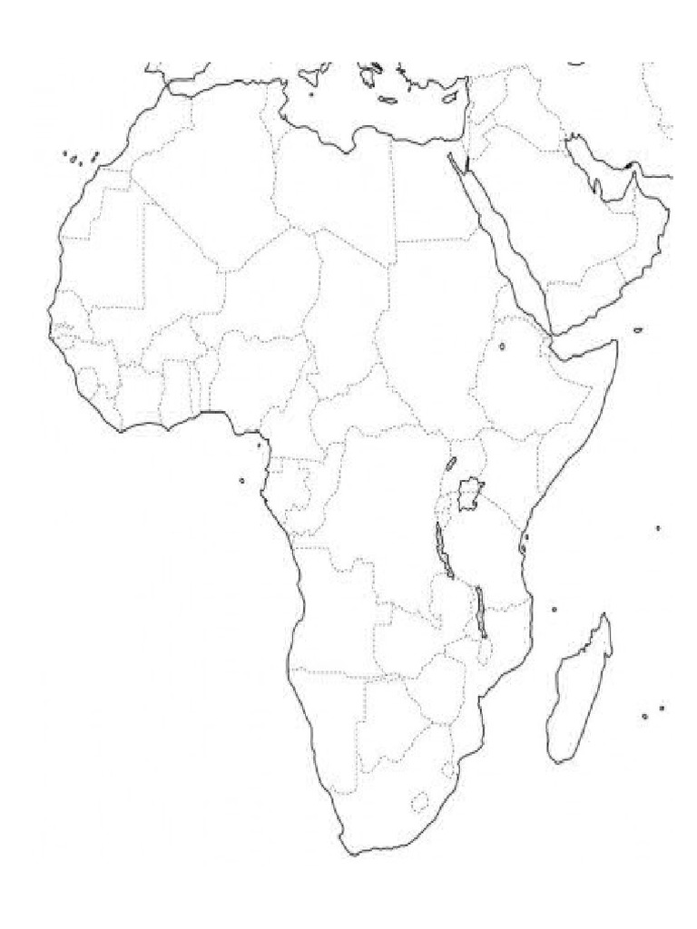 Harta Politică A Africii | PDF