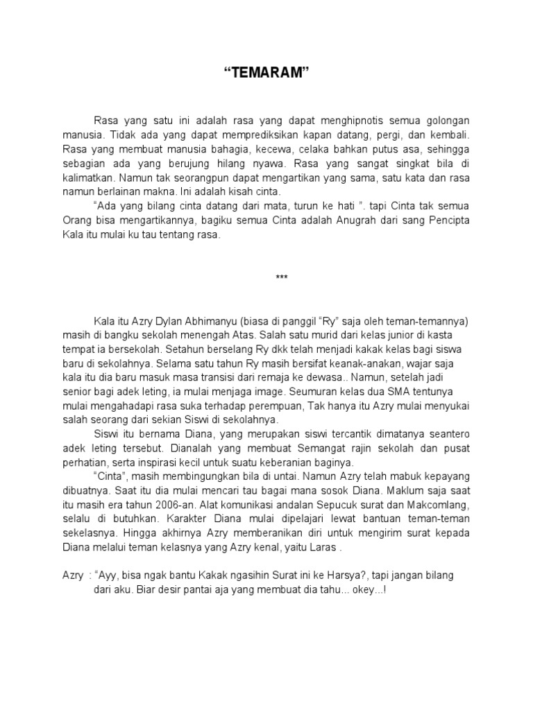 Cerita Panjang Dihidup Yang Singkat | PDF