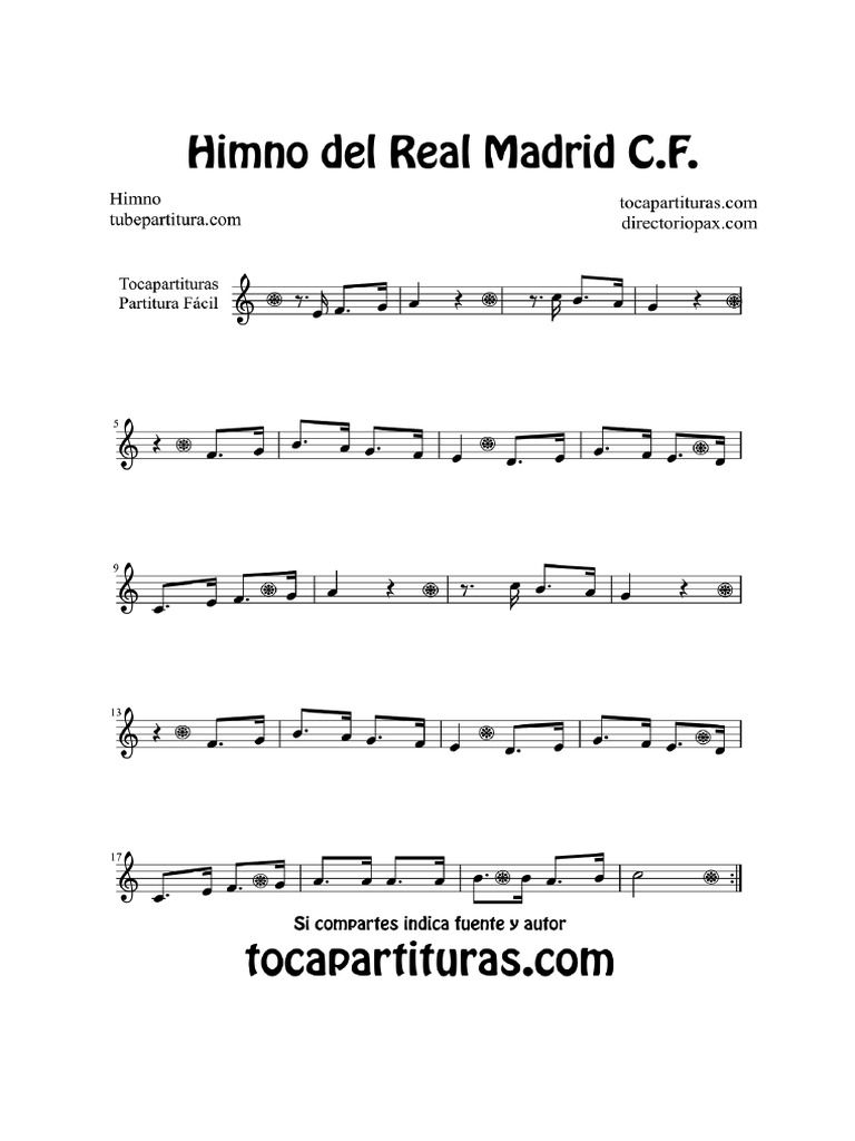 Himno Madrid | PDF