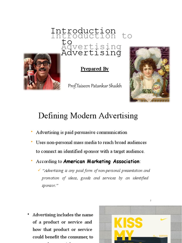 Introduction to Modern Advertising | PDF | Advertising | Brand
