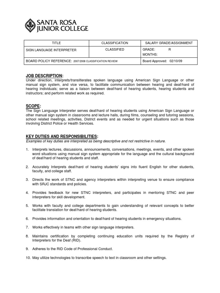 Sign Language Interpreter | PDF | Language Interpretation | Sign Language