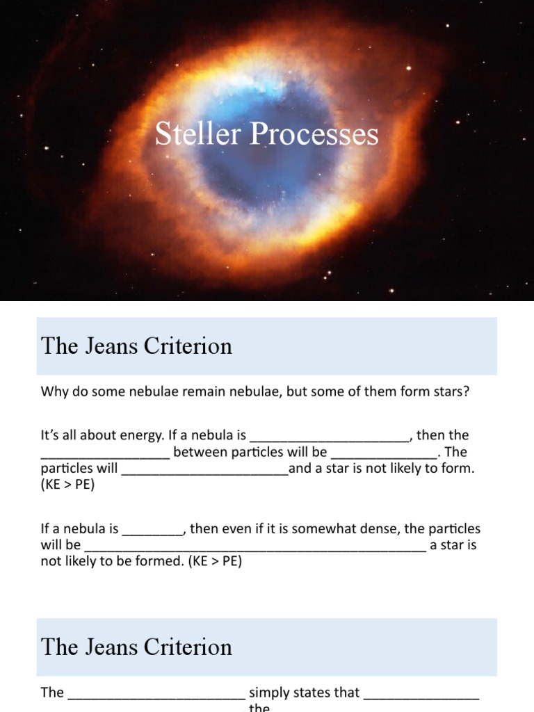 d.4 - Stellar Processes - HL - Student | PDF | Supernova | Stars
