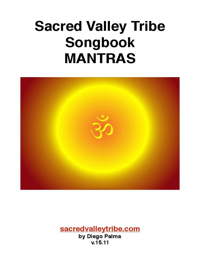 Sacred Valley Tribe Songbook MANTRAS | PDF | Brahman | Enlightenment In ...