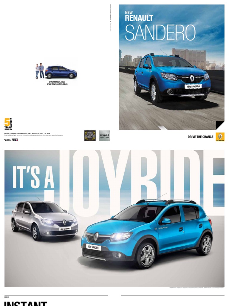 Renault Sandero | PDF | Turbocharger | Engines